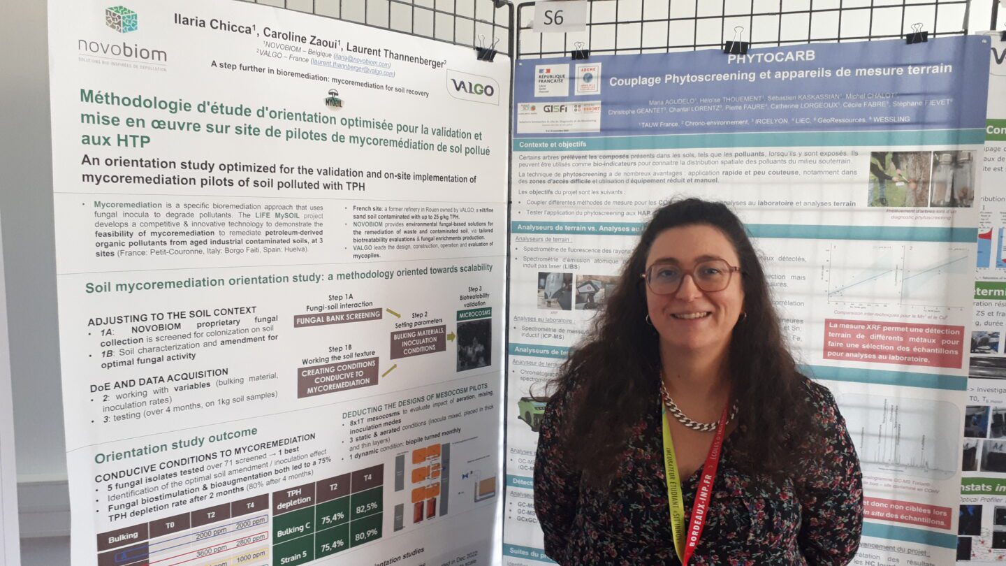 VALGO and Novobiom present a poster with results of the LIFE MySOIL ...