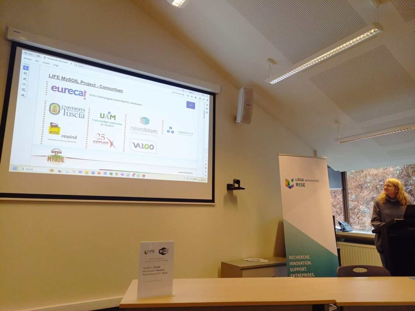 Presenting LIFE MySOIL at the NICOLE COMMON FORUM Spring Workshop 2024 ...